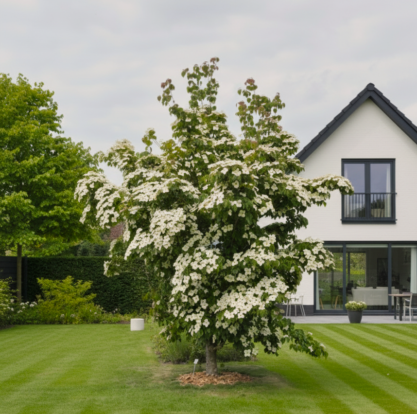 Cornus kousa 'China Girl' Japanischer Großblütiger Hartriegel 'Roomwit'